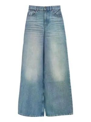 Chloé Five-pocket Wide Leg Jeans - Blue