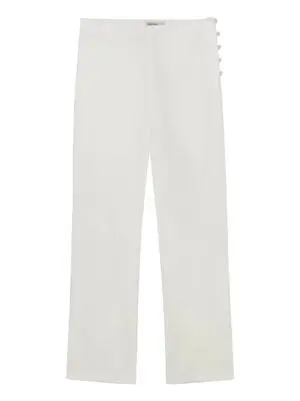 Simkhai Morrie Button-detailed Trousers - White