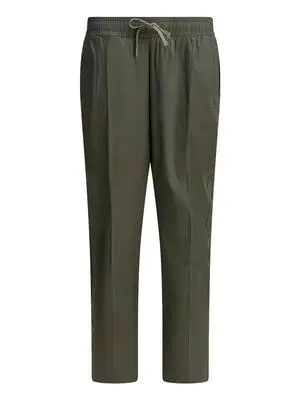 ALTUM Elasticated-Waist Trousers Green