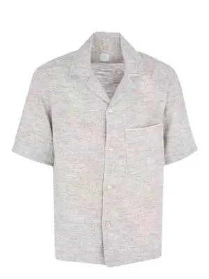 Eleventy Short-sleeve Collared Shirt - Grey