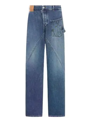 JW Anderson Seam-detail Jeans - Blue
