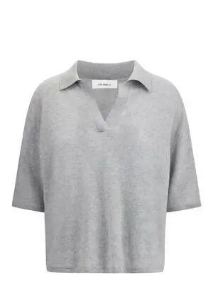 LISA YANG Neela Cashmere Top Grey