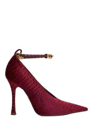 Roberto Cavalli Crocodile-embossed Pumps - Red