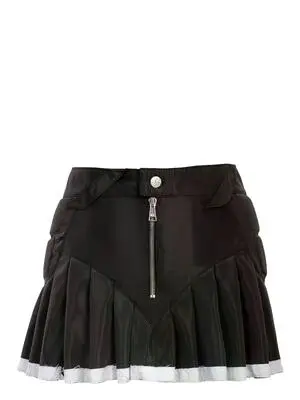 Natasha Zinko Pleated Mini Skirt - Black