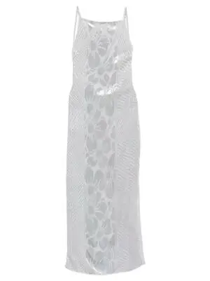 Sir The Label Floral-print Maxi Dress - Silver