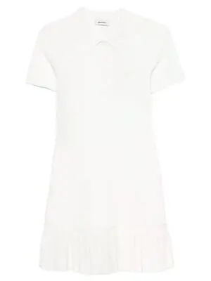 Sandro Jersey Mini Dress - White