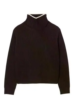 Sandro Turtleneck Sweater - Brown
