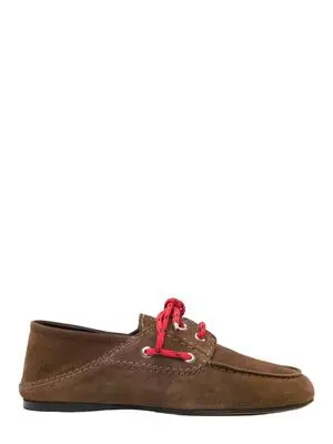 Sandro Suede Loafers - Brown
