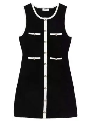 Sandro Sleeveless Mini Dress - Black