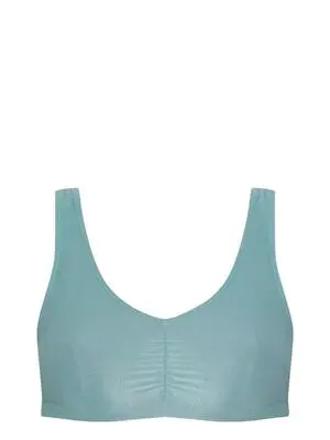 LYGIA & NANNY Bio Ribbed Sports Bra - Blue