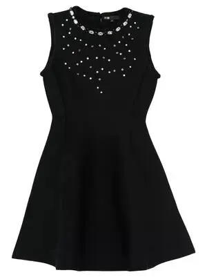 Maje Embellished Sleeveless Dress - Black