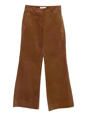 Marc O'polo Corduroy Flared Trousers - Brown