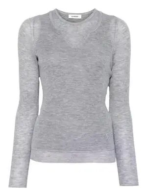 Sandro Wool Sweater - Grey