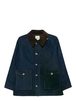 Sandro Denim Trucker Jacket - Blue