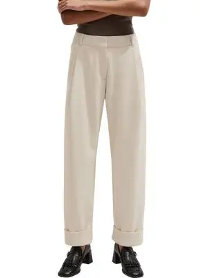 ME+EM Tapered Trouser - Ivory