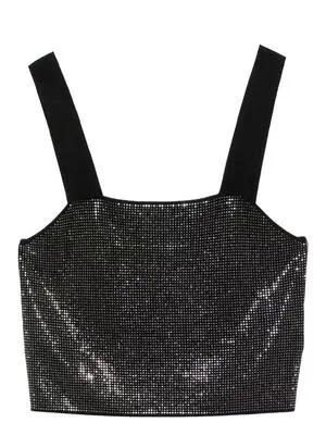 MAJE Rhinestone-Embellished Top
