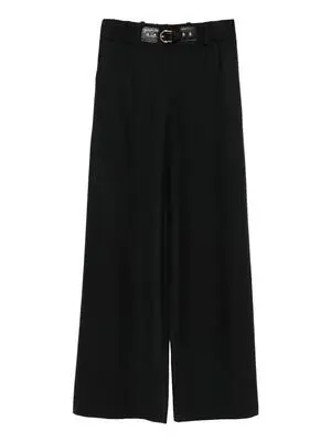 Maje Belted Trousers - Black