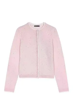 Maje Button-down Cardigan - Pink