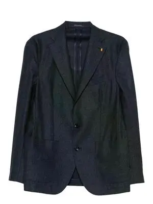 LATORRE Single-breasted Blazer - Blue