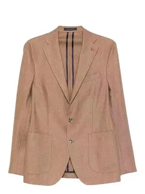LATORRE Single-breasted Blazer - Brown