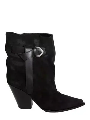 CHUCKIES Buckle-strap Boots - Black