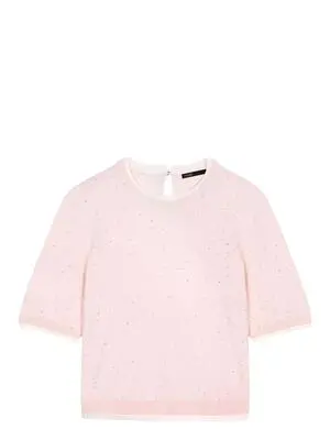 Maje Short-sleeved Top - Pink
