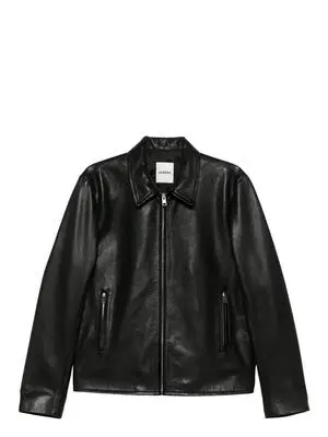 Sandro Leather Jacket - Black