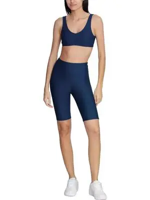 LYGIA & NANNY Bio Scoop-neck Sports Bra - Blue