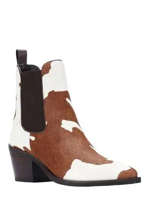 SAINT G Sisi Calf Hair Chelsea Boot - Cloud Calf Hair