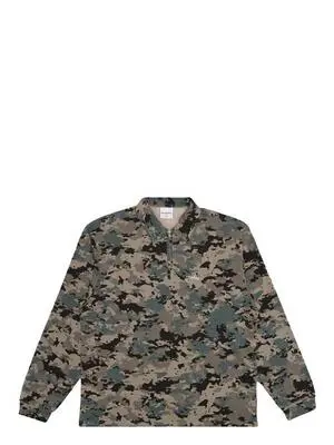 STUDENTS Gunnison Long Sleeve Cotton Zip Polo - Camo
