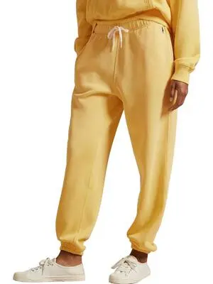 Polo Ralph Lauren Cotton Blend Fleece Sweatpants - Collegiate Yellow