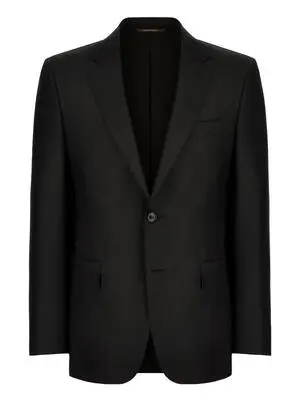 Canali Pure 150's Wool Blazer - Black