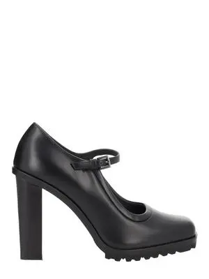 Max Mara Leather Mary Jane - Black