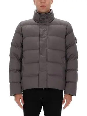 Stone Island Wool Down Jacket - Grey