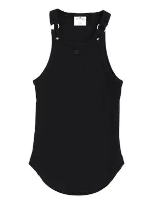 COURREGES Buckled Top - Black