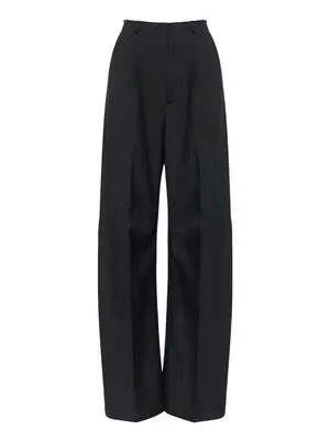 MAISON MARGIELA Tailored Wide Leg Trousers - Black