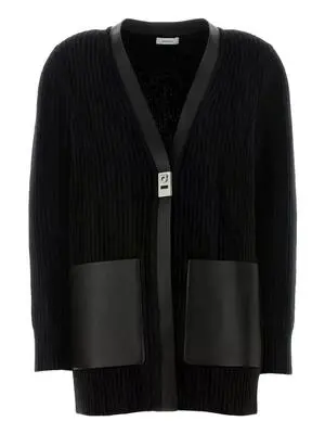 FERRAGAMO V-neck Cardigan - Black