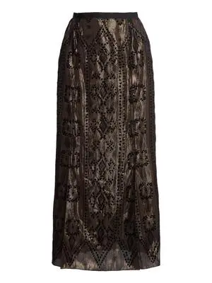 LANVIN Woven Maxi Skirt - Black