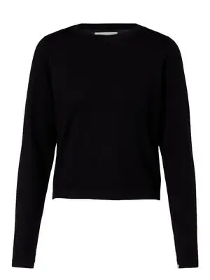 EXTREME CASHMERE X Lisa Cotton And Cashmere Top - Black