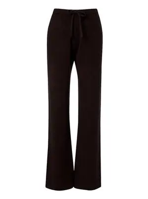 Extreme Cashmere Run Cashmere-Blend Sweatpants Brown