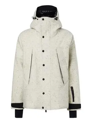 Moncler Marnaz Virgin Wool Down Ski Jacket - White