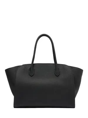 THE ROW Marlo 12 Leather Tote Bag - Black