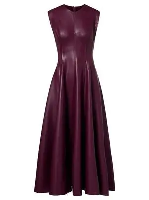 NORMA KAMALI Grace Pleated Midi Dress