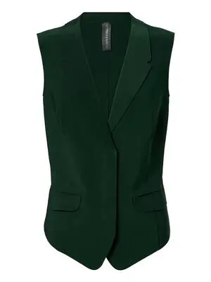 Norma Kamali Crêpe Vest - Green