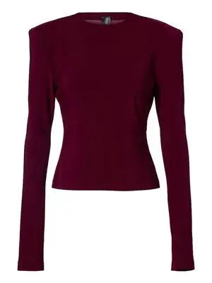 Norma Kamali Jersey Top - Purple