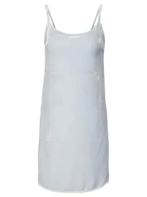Prada Velvet Slip Dress - Blue