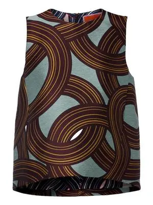 La DoubleJ La Scala Jacquard Top Multicoloured