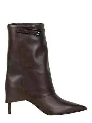 CHANTAL 70mm 1962 Leather Buckle Boots - Brown
