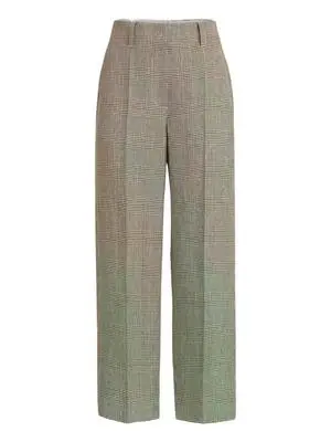 Brunello Cucinelli Plaid Trousers - Neutrals