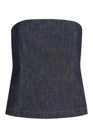 Brunello Cucinelli Bandeau Top - Blue